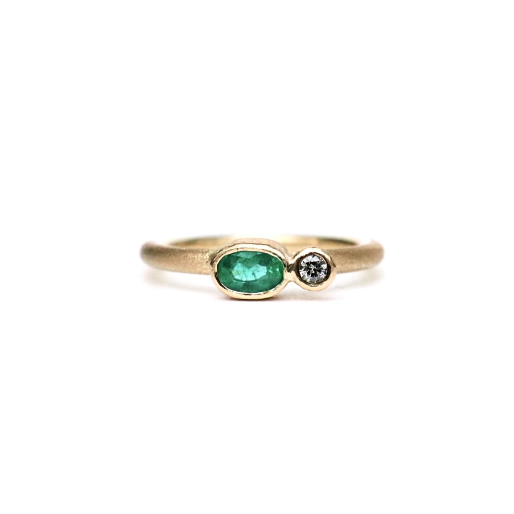 Emerald & Diamond Ring – Dawn Howard